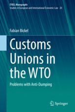 Customs Unions in the WTO: Problems with Anti-Dumping | SpringerLink