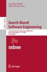 Search-Based Software Engineering: 13th International Symposium, SSBSE 2021, Bari, Italy ...