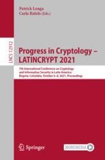 Progress in Cryptology – LATINCRYPT 2021: 7th International Conference ...