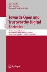 Towards Open and Trustworthy Digital Societies: 23rd International ...