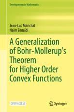 A Generalization of Bohr-Mollerup's Theorem for Higher Order Convex Functions | Springer Nature ...