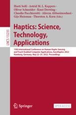 Haptics: Science, Technology, Applications: 13th International ...