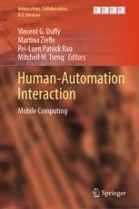 Human-Automation Interaction: Mobile Computing | SpringerLink