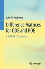 Difference Matrices for ODE and PDE: A MATLAB® Companion | SpringerLink