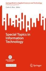 Special Topics in Information Technology | SpringerLink