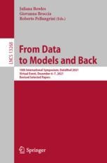 From Data to Models and Back: 10th International Symposium, DataMod ...