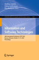 Information and Software Technologies: 28th International Conference ...