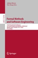 Formal Methods and Software Engineering: 23rd International Conference ...
