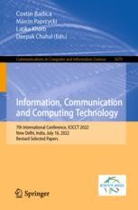 Information, Communication and Computing Technology: 7th International Conference, ICICCT 2022 ...