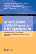 Advances in Model and Data Engineering in the Digitalization Era: MEDI ...