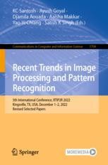 Recent Trends in Image Processing and Pattern Recognition: 5th ...