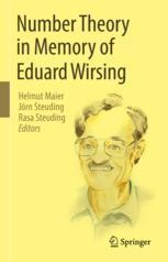 Number Theory in Memory of Eduard Wirsing | SpringerLink