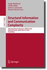 Structural Information and Communication Complexity: 30th International Colloquium, SIROCCO 2023 ...