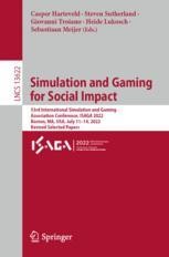 Simulation and Gaming for Social Impact: 53rd International Simulation ...