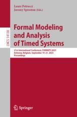 Formal Modeling and Analysis of Timed Systems: 21st International Conference, FORMATS 2023 ...