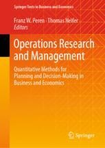 Operations Research and Management: Quantitative Methods for Planning ...