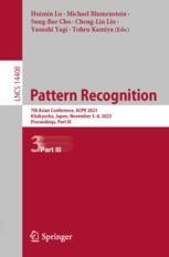 Pattern Recognition: 7th Asian Conference, ACPR 2023, Kitakyushu, Japan ...