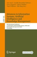 Advances in Information Systems, Artificial Intelligence and Knowledge ...