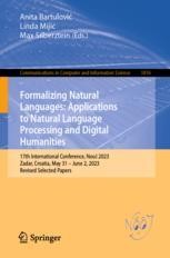 Formalizing Natural Languages: Applications to Natural Language ...
