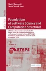 Foundations of Software Science and Computation Structures: 27th ...