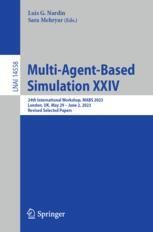 Multi-Agent-Based Simulation XXIV: 24th International Workshop, MABS ...