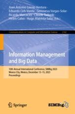Information Management and Big Data: 10th Annual International ...
