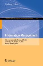 Information Management: 10th International Conference, ICIM 2024 ...