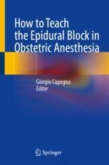 How to Teach the Epidural Block in Obstetric Anesthesia | SpringerLink