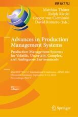 Advances in Production Management Systems. Production Management ...