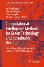 Computational Intelligence Methods for Green Technology and Sustainable Development: Proceedings ...