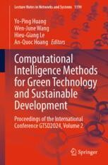Computational Intelligence Methods for Green Technology and Sustainable Development: Proceedings ...