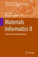 Materials Informatics II: Software Tools and Databases | SpringerLink