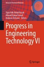 Progress in Engineering Technology VI | SpringerLink