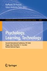 Psychology, Learning, Technology: Second International Conference, PLT ...