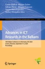 Advances in ICT Research in the Balkans: 10th Balkan Conference in ...