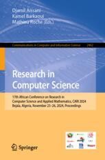 Research in Computer Science: 17th African Conference on Research in ...