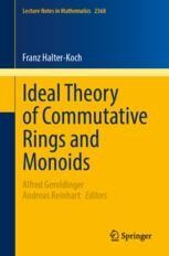 Ideal Theory of Commutative Rings and Monoids | SpringerLink
