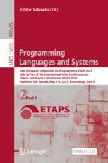 Programming Languages and Systems: 34th European Symposium on ...