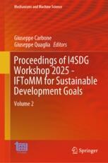 Proceedings of I4SDG Workshop 2025 - IFToMM for Sustainable Development Goals: Volume 2 ...