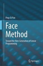 Face Method: Toward the New Generation of Linear Programming | SpringerLink