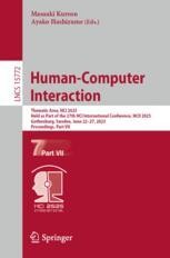 Human-Computer Interaction: Thematic Area, HCI 2025, Held as Part of the 27th HCI International ...