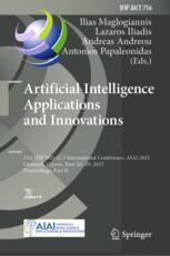 Artificial Intelligence Applications and Innovations: 21st IFIP WG 12.5 International Conference ...