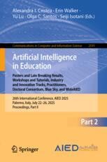 Artificial Intelligence in Education. Posters and Late Breaking Results ...