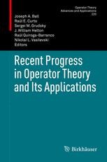 Recent Progress in Operator Theory and Its Applications | SpringerLink