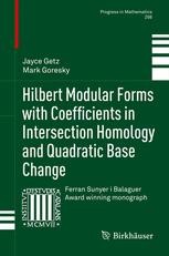 Hilbert Modular Forms with Coefficients in Intersection Homology and Quadratic Base Change ...