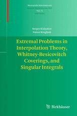 Extremal Problems in Interpolation Theory, Whitney-Besicovitch ...