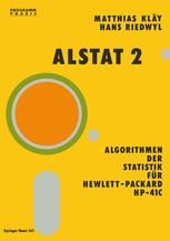 Alstat 2 Algorithmen der Statistik für Hewlett-Packard HP-41C ...
