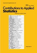 Contribution to Applied Statistics: Dedicated to Professor Arthur ...