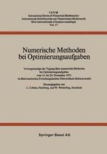 Numerische Methoden bei Optimierungsaufgaben: Vortragsauszüge der ...