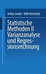 Statistische Methoden II Varianzanalyse und Regressionsrechnung | SpringerLink